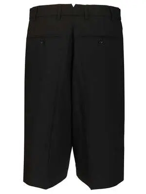 AMI Paris Wide-leg Bermuda Shorts
