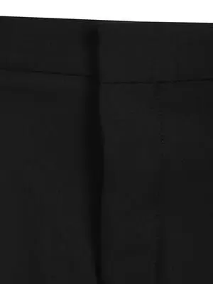 AMI Paris Wide-leg Bermuda Shorts - Black