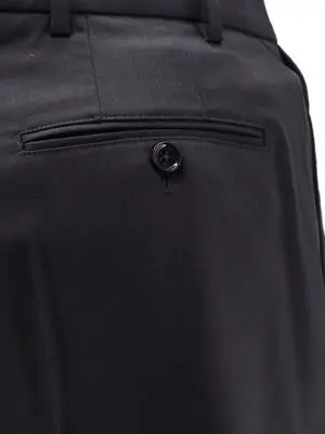 AMI Paris Wide-leg Bermuda Shorts - Black