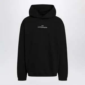MAISON MARGIELA Hoodie With Reversed Logo - Black
