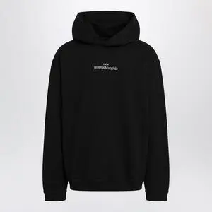 MAISON MARGIELA Hoodie With Reversed Logo - Black