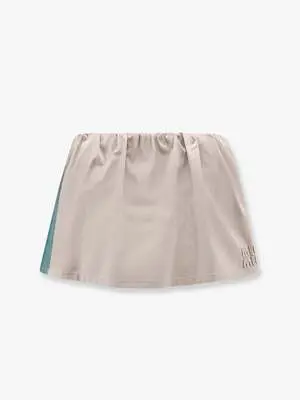 Miu Miu Old Twill Mini Skirt - Multicolor