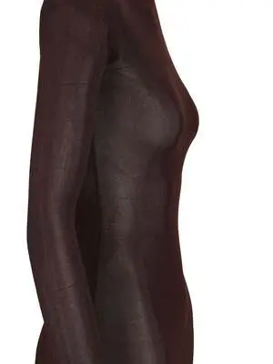 SELF-PORTRAIT Long Viscose Knit Dress