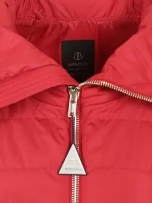 Moncler Cropped Puffer Jacket - Red