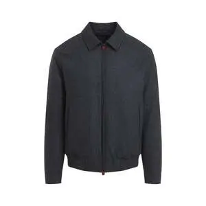 Kiton Bomber Jacket - Gray