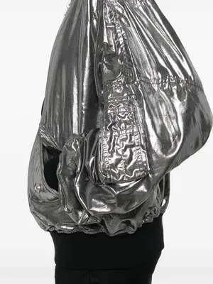 Junya Watanabe Metallic Effect Bomber Jacket
