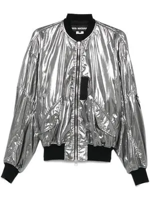 Junya Watanabe Metallic Effect Bomber Jacket - Multicolor