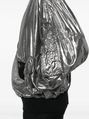 Junya Watanabe Metallic Effect Bomber Jacket - Multicolor