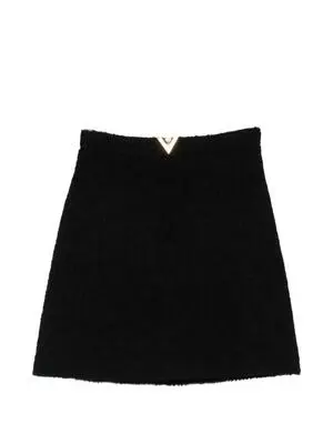 Valentino Garavani Vlogo Signature Wool Skirt - Multicolor