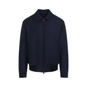 Kiton Bomber Jacket - Blue