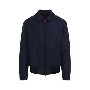 Kiton Bomber Jacket - Blue
