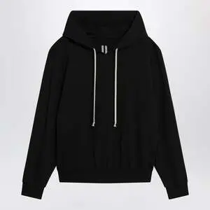 Rick Owens Hoodie With Logo Print - Black