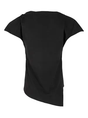 Isabel Marant Étoile Sebani Asymmetrical T-shirt - Black
