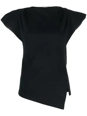 Isabel Marant Étoile Sebani Asymmetrical T-shirt - Black