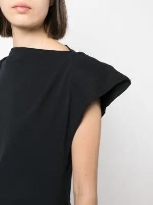 Isabel Marant Étoile Sebani Asymmetrical T-shirt - Black