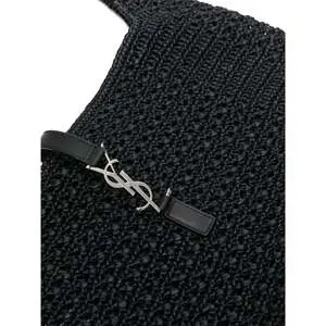 Saint Laurent Raffia Shoulder Bag