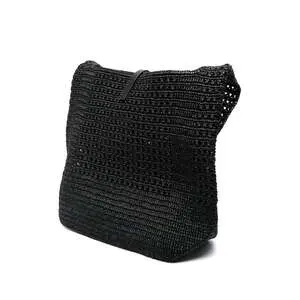 Saint Laurent Raffia Shoulder Bag