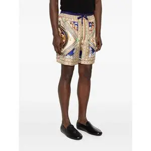 Casablanca Tailored Silk Shorts