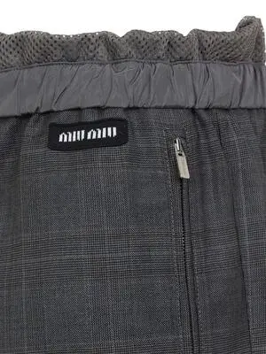 Miu Miu Straight Leg Trousers - Multicolor