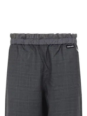 Miu Miu Straight Leg Trousers - Multicolor