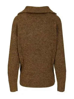Isabel Marant Étoile Marant Phylia Lace-up Sweater - Brown