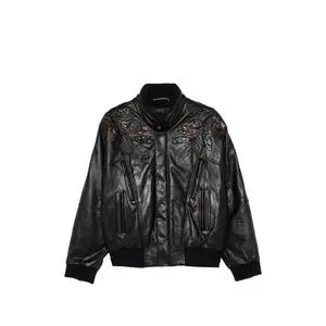 Gucci Jackets Leather Jackets - Brown