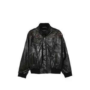 Gucci Leather Jacket - Brown