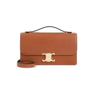 Celine Triomphe Medium Folio - Brown