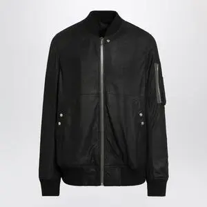 Rick Owens Leather Zip Jacket
