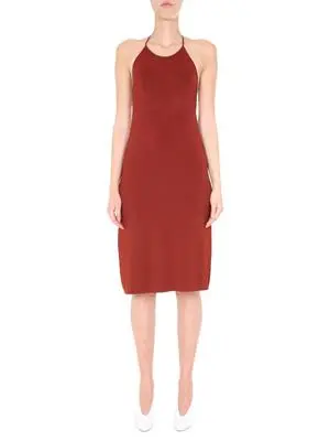 Bottega Veneta Jersey Dress - Orange