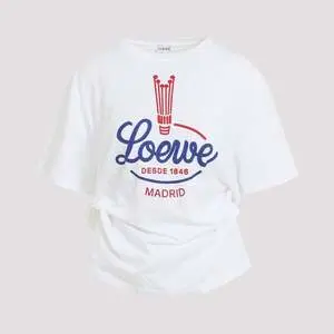 Loewe Cotton-blend T-shirt - White