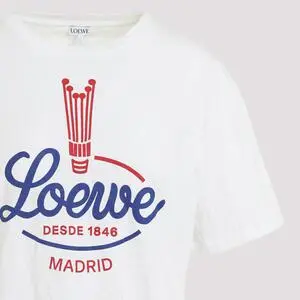 Loewe Cotton-blend T-shirt - White