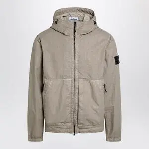 Stone Island Beige Nylon Zip Jacket