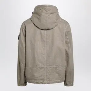 Stone Island Beige Nylon Zip Jacket
