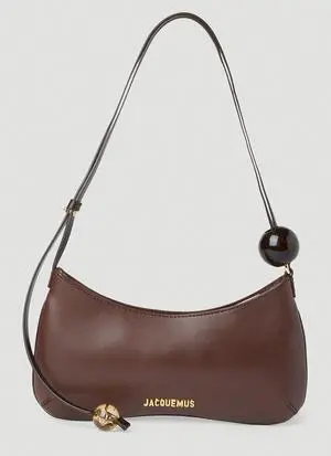 Jacquemus Le Bisou Perle Shoulder Bag - Brown