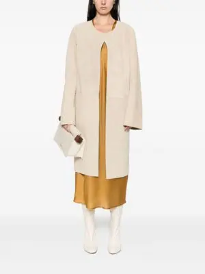 TOTEME Suede Leather Coat