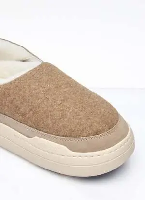 Moon Boot Park Clog Felt Mules