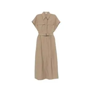 Brunello Cucinelli Neutrals Dresses Day Dresses - Cream