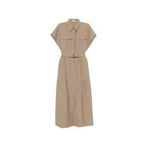 Brunello Cucinelli Neutrals Dresses Day Dresses - Cream