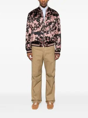 Dries Van Noten Cotton Twill Trousers - Cream