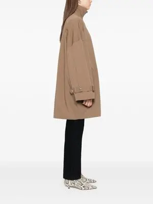TOTEME Organic Cotton Oversized Trench Coat - Multicolor