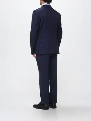 Zegna Wool And Mohair Single-breasted Suit - Blue