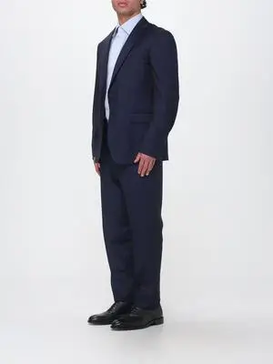 Zegna Wool And Mohair Single-breasted Suit - Blue