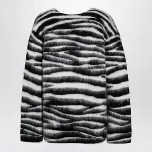 Marc Jacobs Zebra-patterned Jumper In Wool Blend