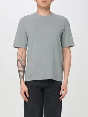 Saint Laurent Basic Cotton T-shirt - Gray