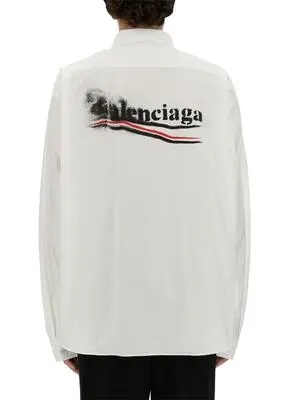 Balenciaga Large Fit Shirt - White