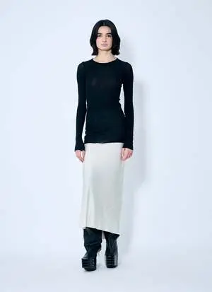 Rick Owens Rib Long Sleeve Top