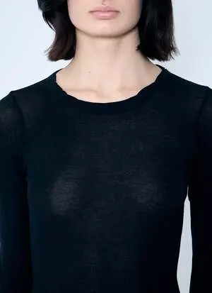 Rick Owens Rib Long Sleeve Top