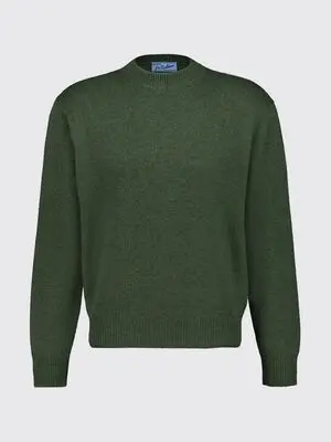 Prada Recycled Cashmere Crew-neck Pullover - Green