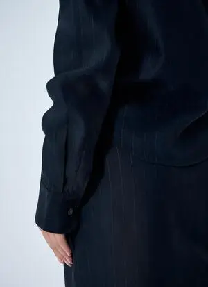 Our Legacy Slim Zip Shirt - Black